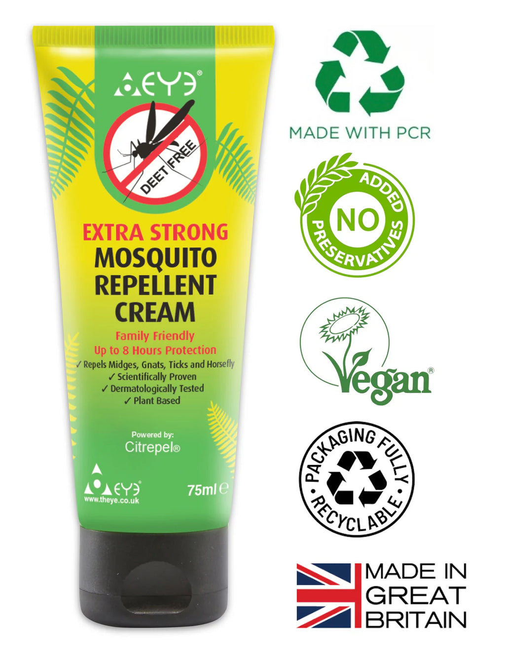 Tropical Strength Mosquito Repellent Cream 75ml | Woodland Ways
