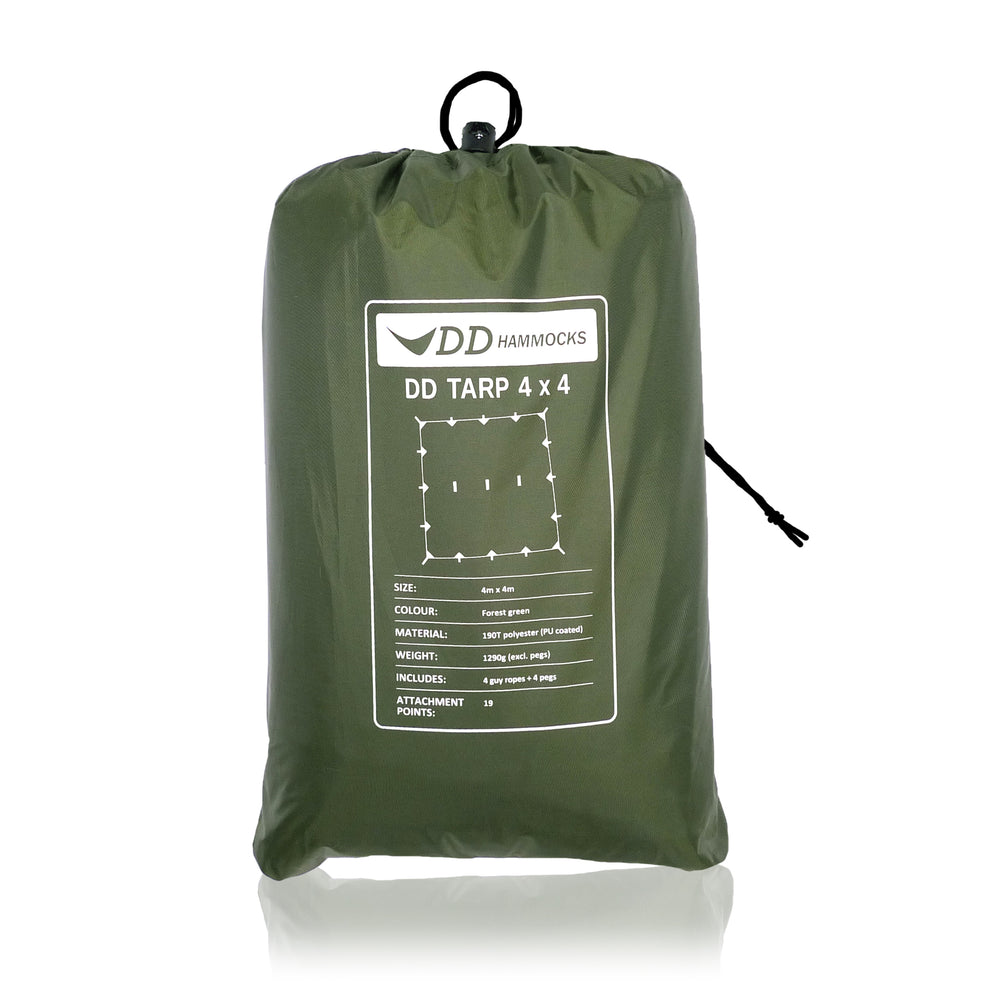 DD Tarp 4x4 - 100% Waterproof Shelter for Bushcraft | Woodland Ways
