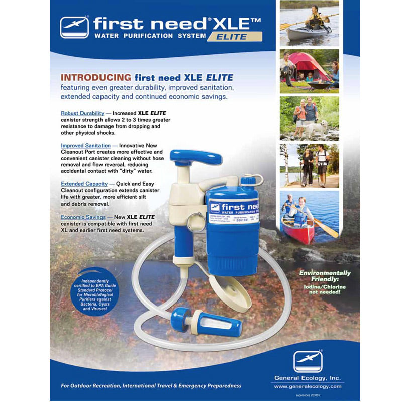 First Need XLE Elite Portable Water Purifier – Woodland Ways