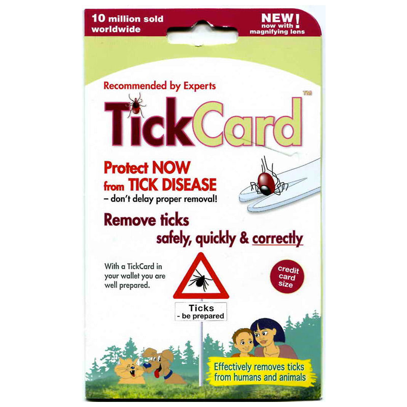 Tick Card Tick Remover with Magnifier – woodlandways