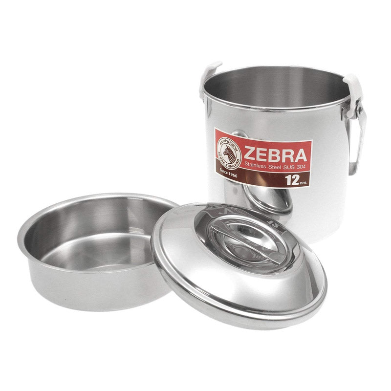 Zebra Stainless Steel Billy Can 12cm | Woodland Ways