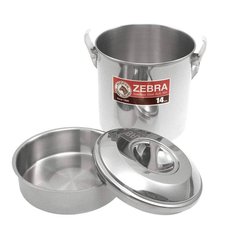 Zebra Stainless Steel Billy Can 14cm | Woodland Ways
